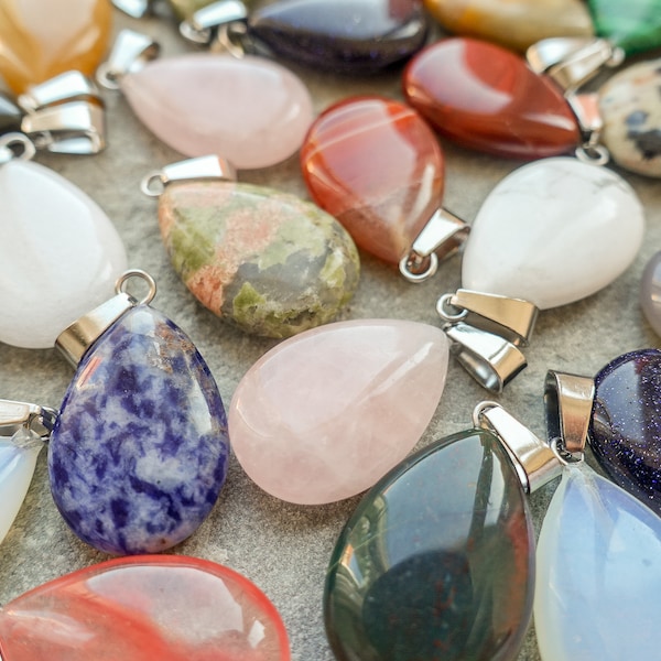 Stone Pendant - Etsy