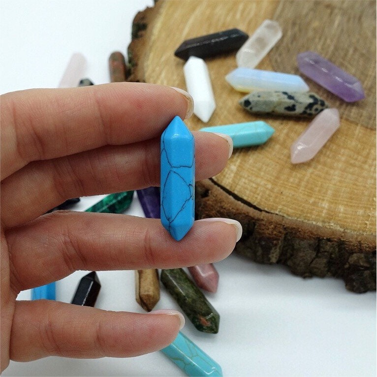 Crystal Point Gemstone Pillar Point Cab Bullet Without - Etsy