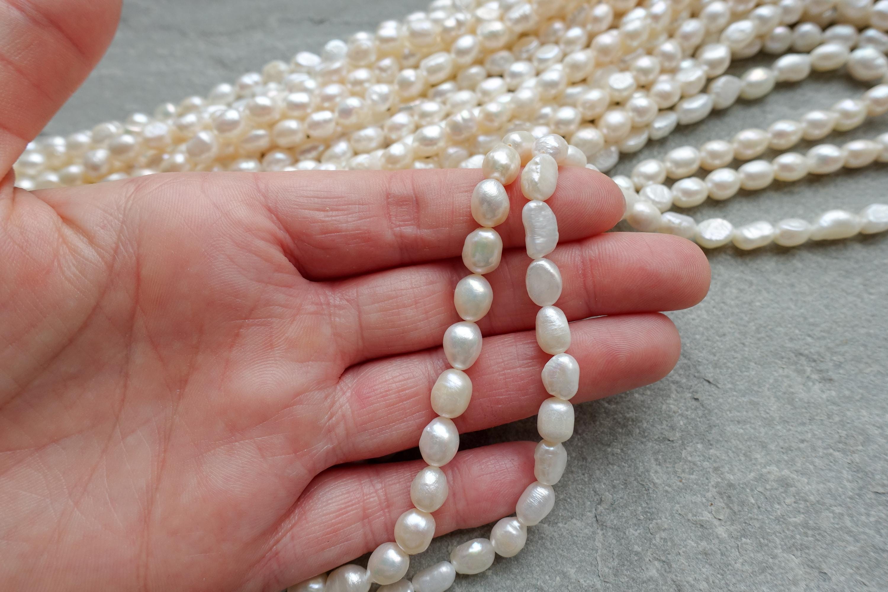 Natural Baroque Freshwater Pearl Bead Strands, Nugget/pebble Shape ...