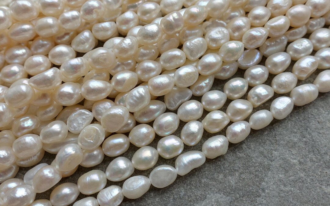 Natural Baroque Freshwater Pearl Bead Strands, Nugget/pebble Shape ...