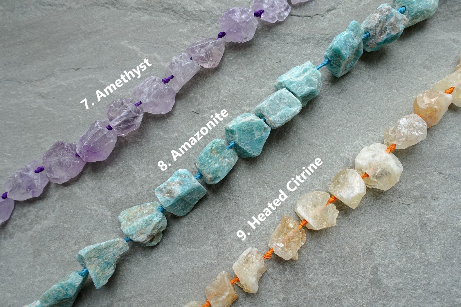 Natural Raw Chunky Crystal Nugget Beads Untreated Ore Beads | Etsy UK