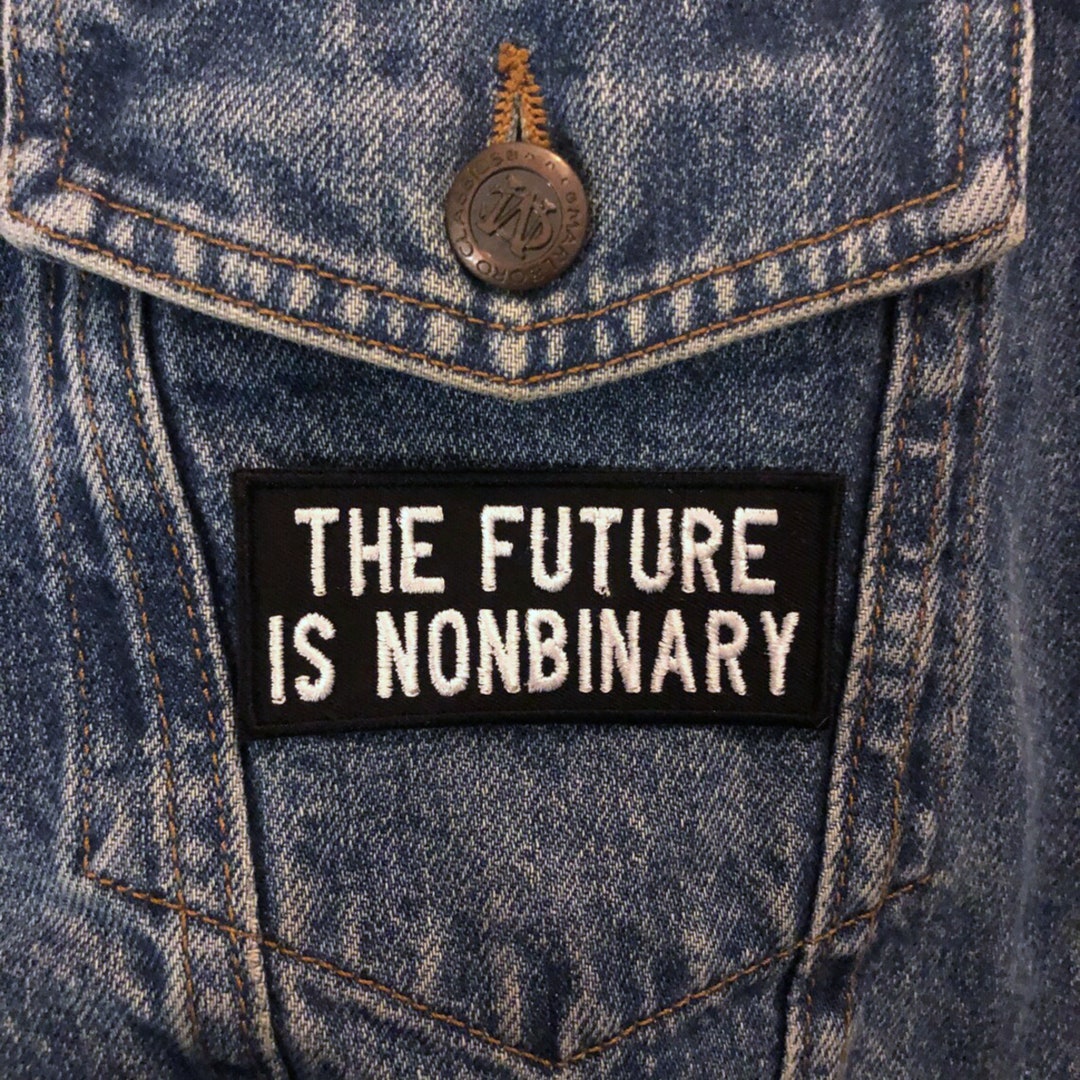 The Future is Nonbinary Iron on Patch - Etsy