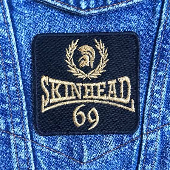 Skinhead 69 Red Iron on Patch - Etsy