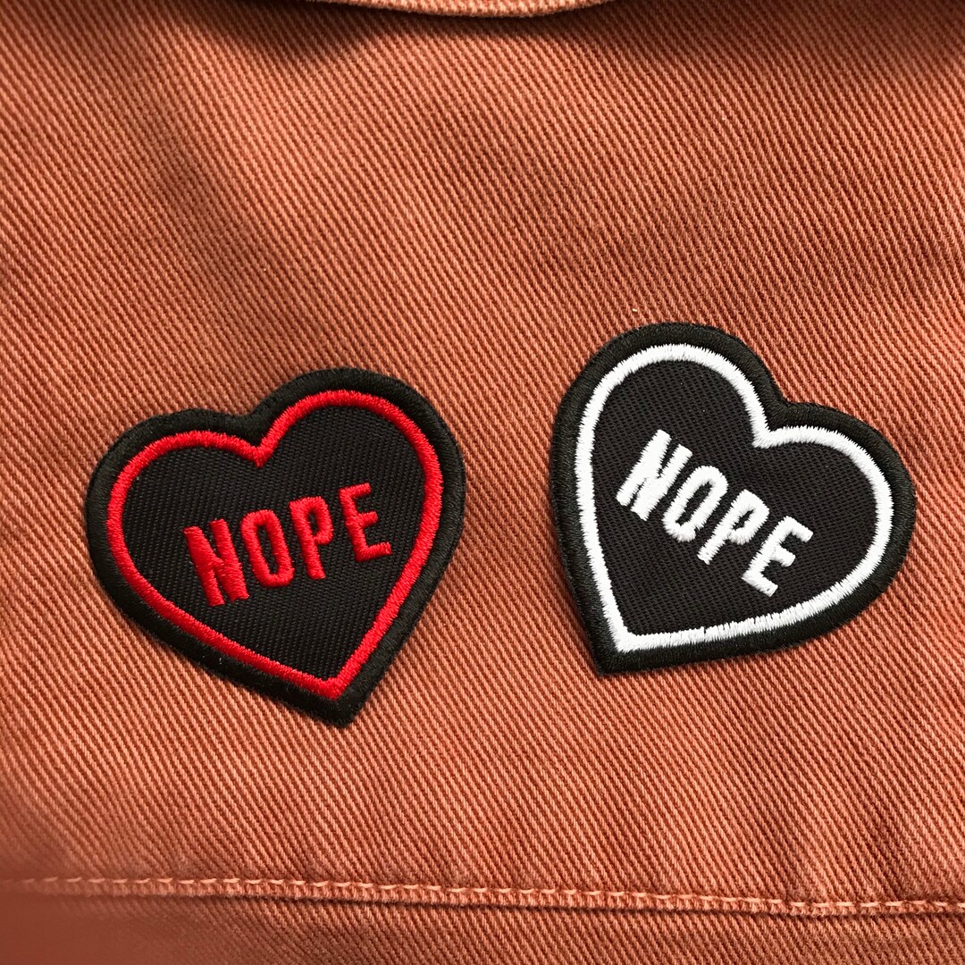 Nope Iron on Patch - Etsy