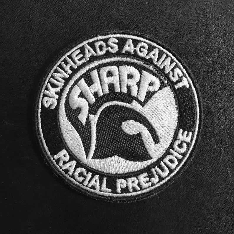 SHARP Iron on Patch Skinhead Trojan | Etsy