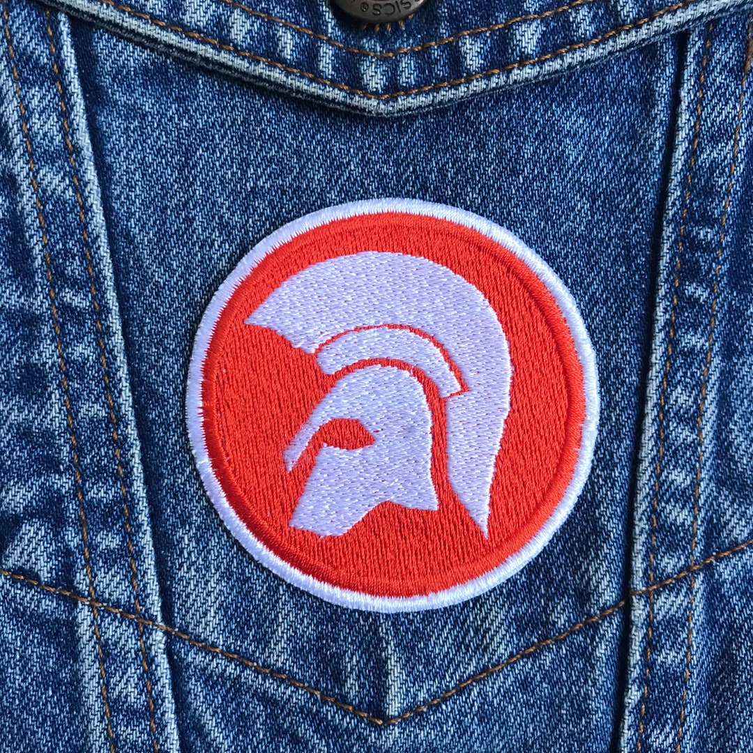 Trojan Orange Iron on Patch - Etsy
