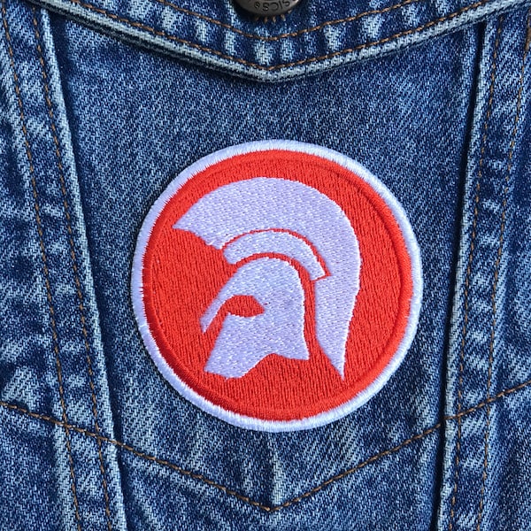 Orange Iron on Patch - Etsy