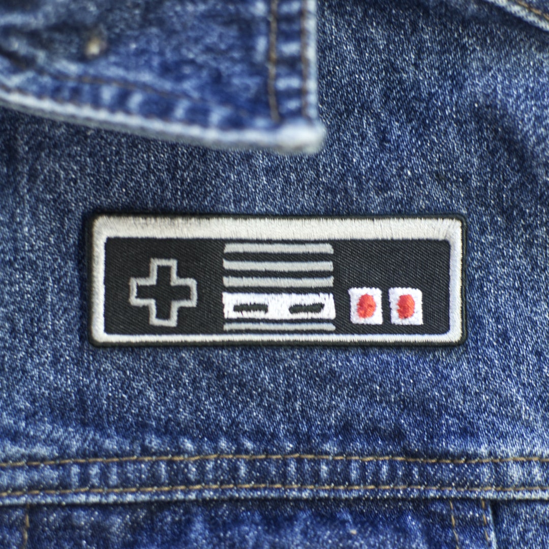NES Controller | 8-bit | Iron on Patch - Etsy