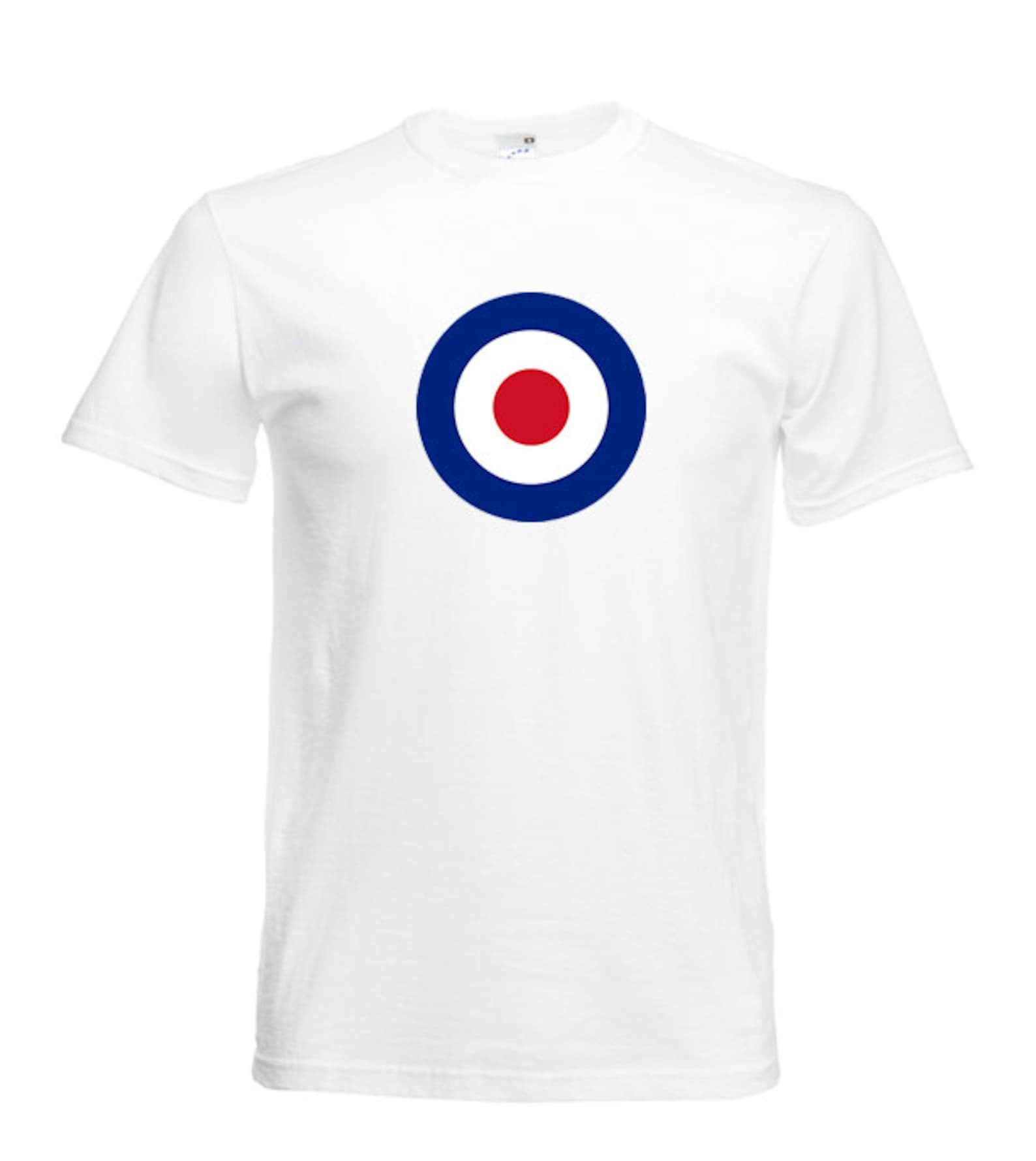 T-shirt With Bullseye Mod Target Print 60's Retro - Etsy