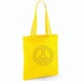 Peace Sign in Gold Tote Bag - Etsy
