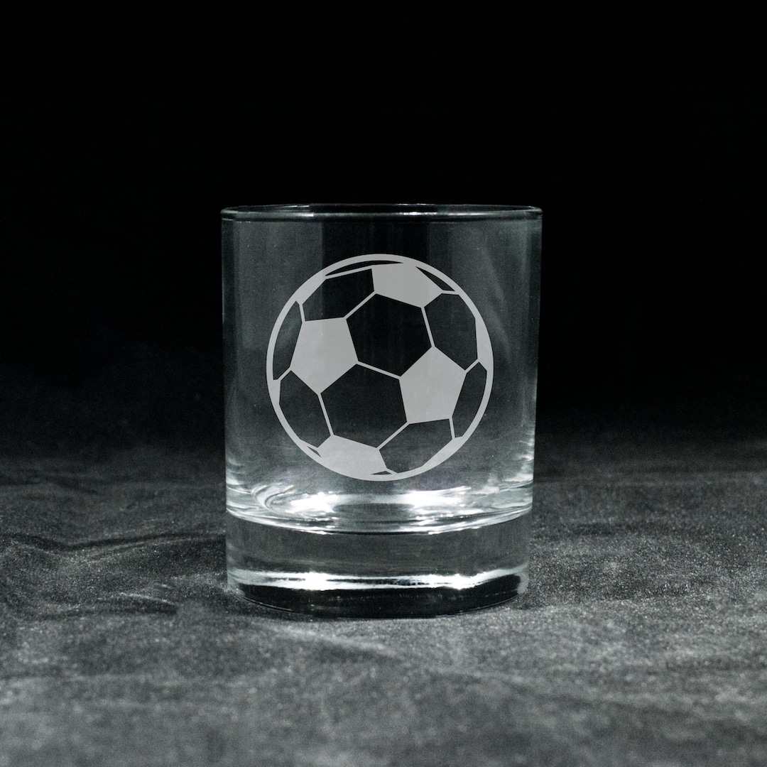 Football Soccer Glass | Water | Wine | Whisky | Beer | Gift | Laser ...