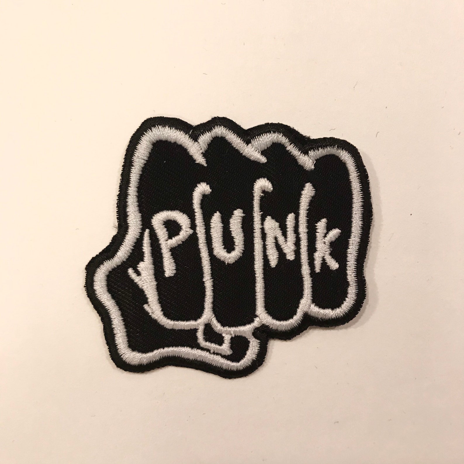 Punk Fist Iron on Patch | Etsy