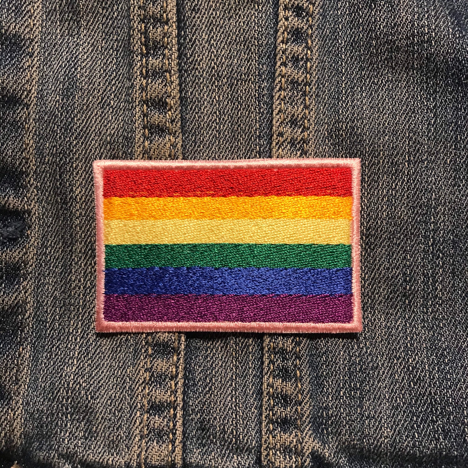 Rainbow Flag Gay Pride Iron on Patch - Etsy
