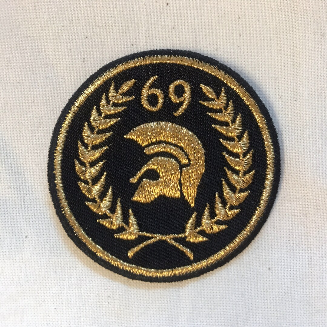 Skinhead 69 Gold on Black Iron on Patch - Etsy
