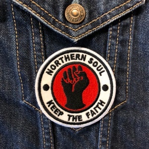 Iron on Patch Northern Soul Keep the Faith Mod - Etsy