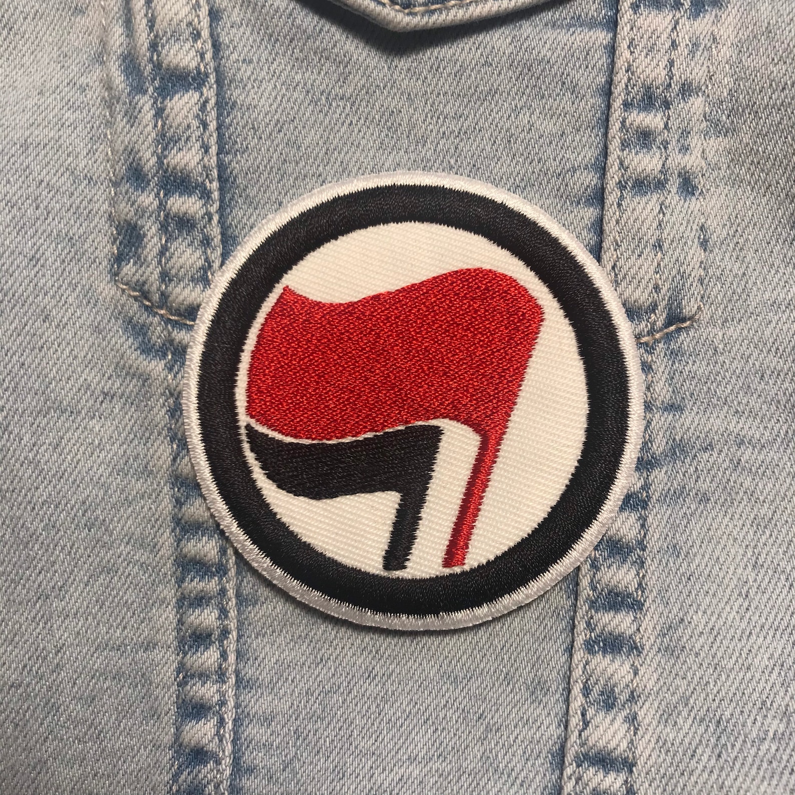 Antifa Anti Fascism Iron on Patch - Etsy