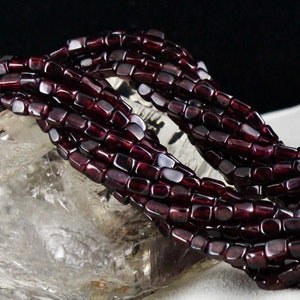 Natural GARNET SQUARE Gemstone Ladies 10 Line 1085 Carats Gemstone ...