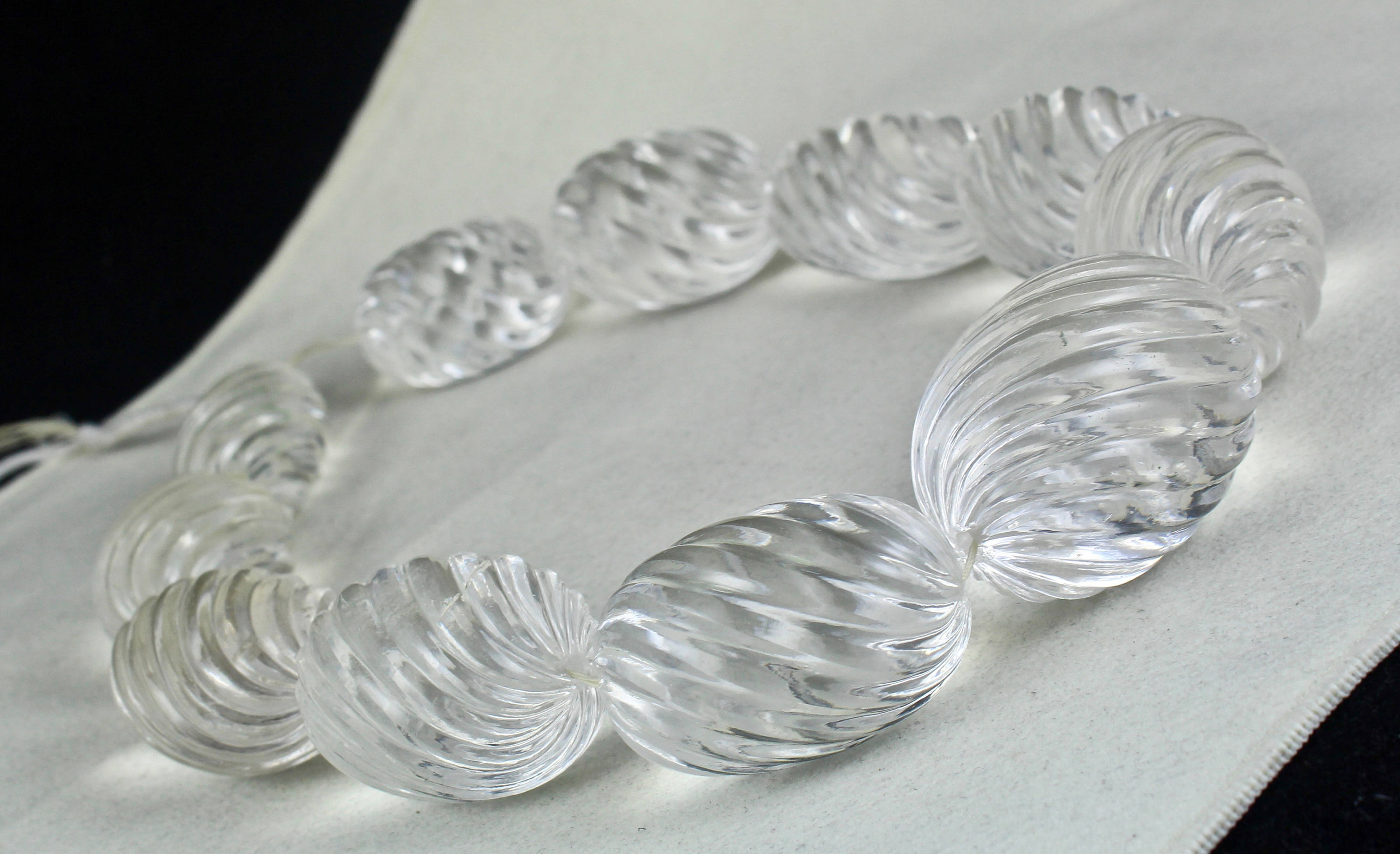 11 Pcs 2965 Cts Natural White ROCK CRYSTAL QUARTZ Carved Oval - Etsy