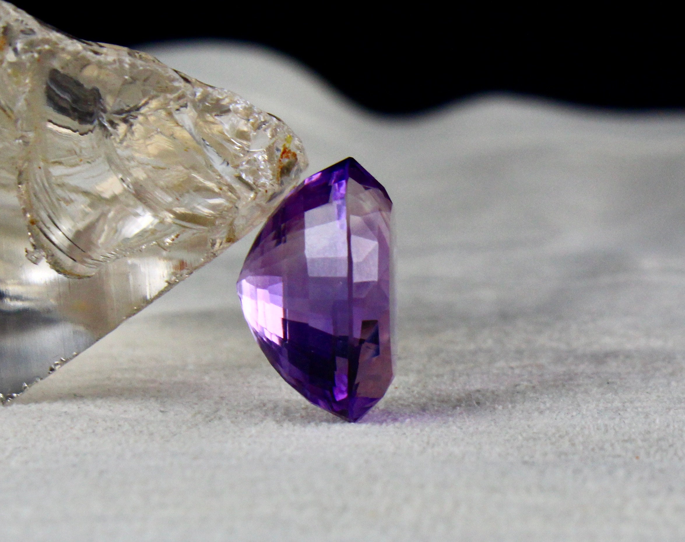 Natural AMETHYST Faceted Oval Cut 22X15MM 25.48 Carats - Etsy UK