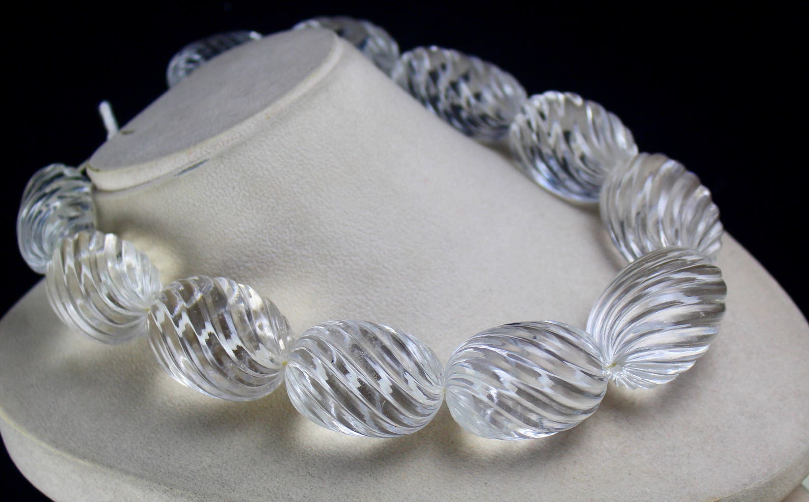 11 Pcs 2965 Cts Natural White ROCK CRYSTAL QUARTZ Carved Oval - Etsy