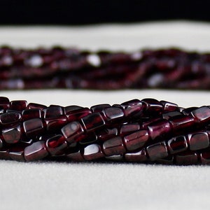 Natural GARNET SQUARE Gemstone Ladies 10 Line 1085 Carats Gemstone ...