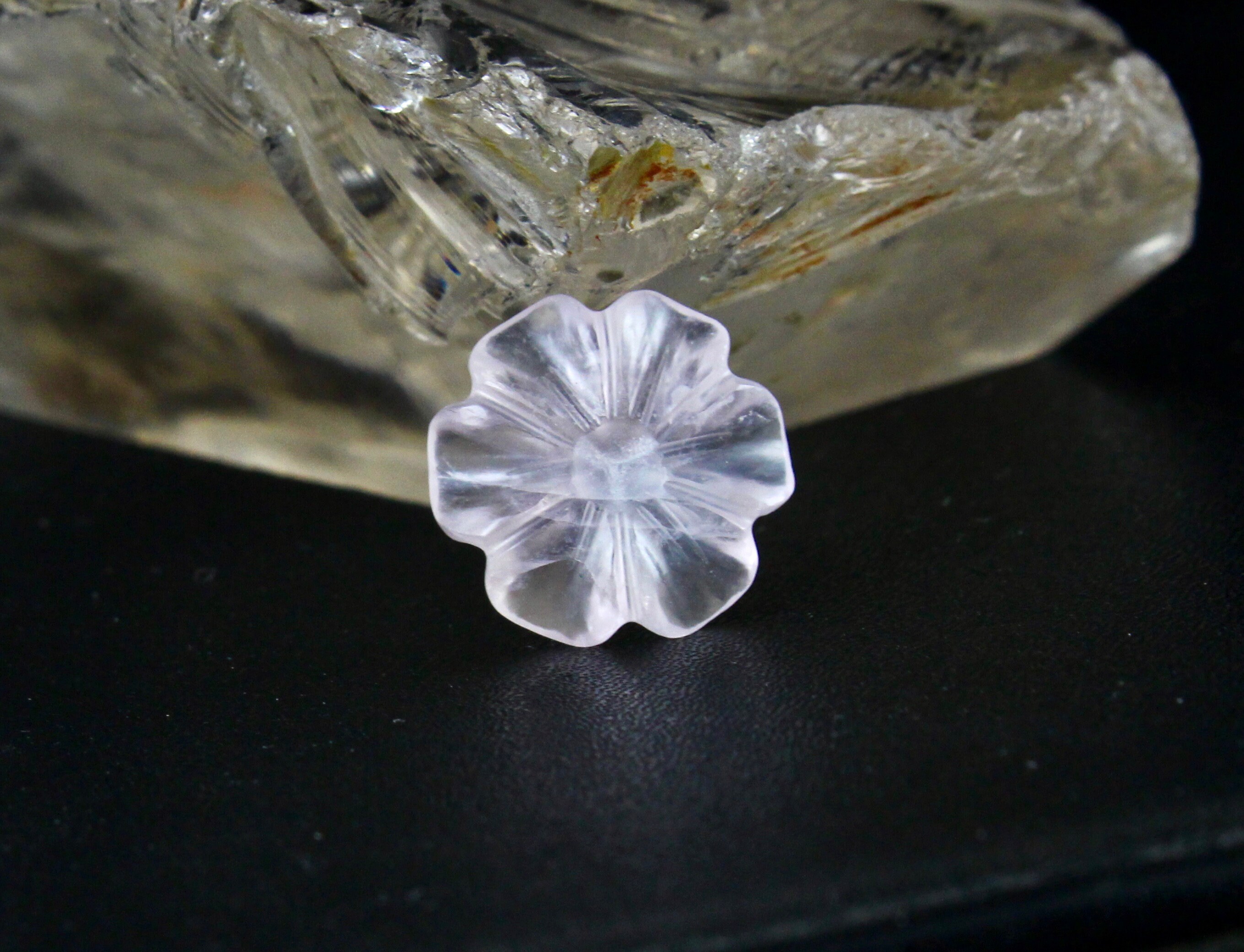 Finest Natural ROSE QUARTZ Carved FLOWER 11 Pcs 97.35 Carats - Etsy