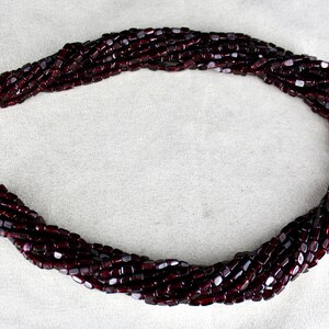 Natural GARNET SQUARE Gemstone Ladies 10 Line 1085 Carats Gemstone ...