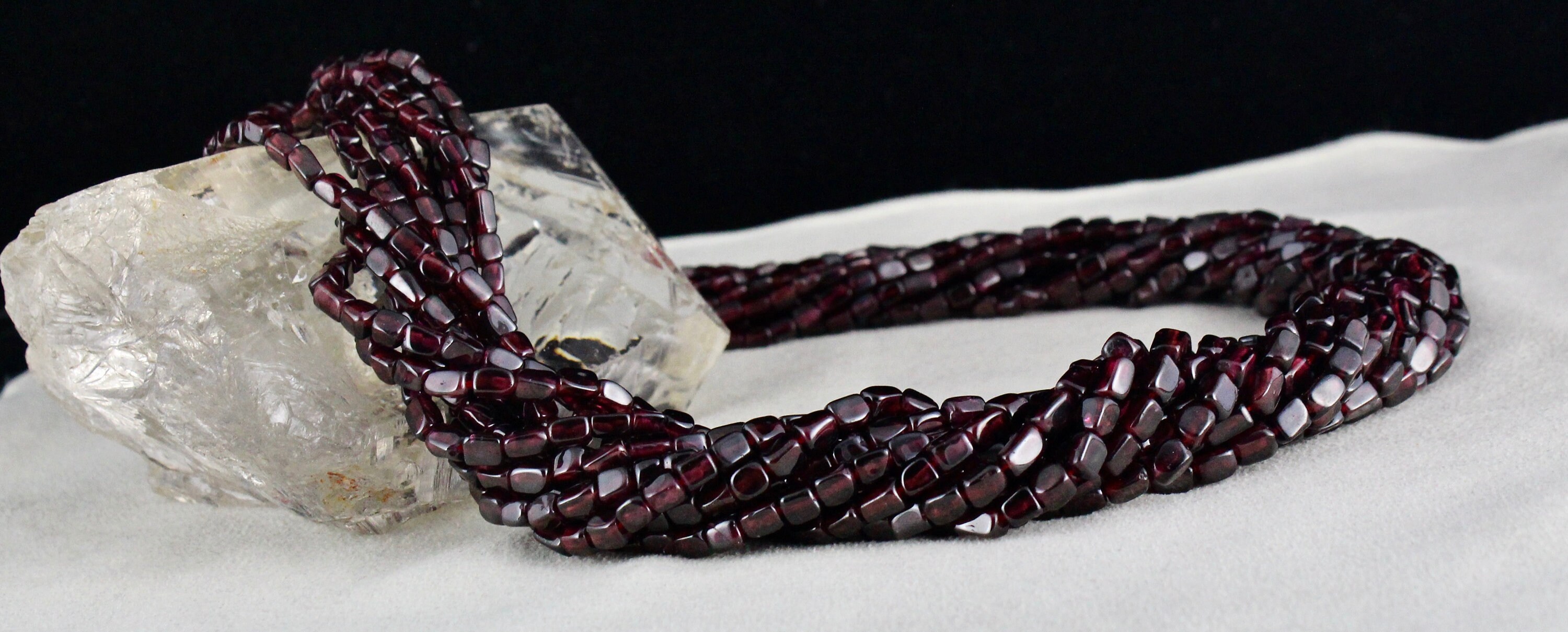 Natural GARNET SQUARE Gemstone Ladies 10 Line 1085 Carats - Etsy