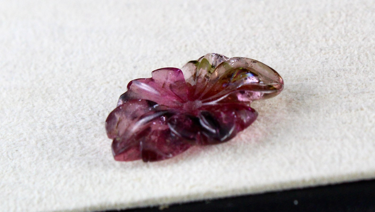 Natural Multi TOURMALINE Carved FLOWER 18.99 Carats GEMSTONE - Etsy
