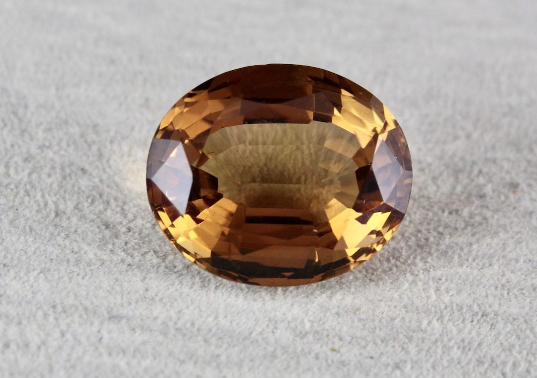 Natural CITRINE Oval Cut 22X20 Mm 34.35 Carats Loose GEMSTONE Pendant ...