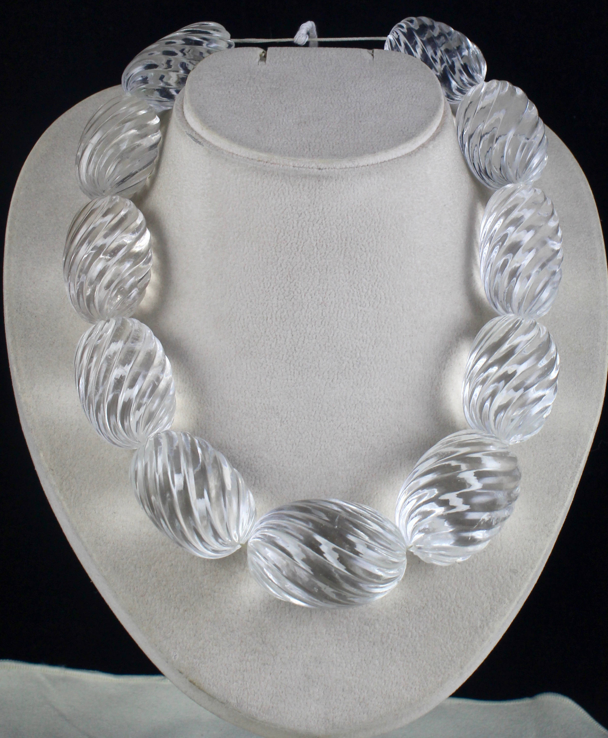 11 Pcs 2965 Cts Natural White ROCK CRYSTAL QUARTZ Carved Oval - Etsy