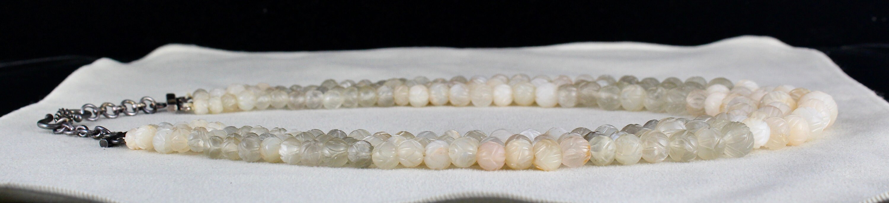 Natural Multi Color MOONSTONE Beads Carved 3 Line 667 Cts - Etsy