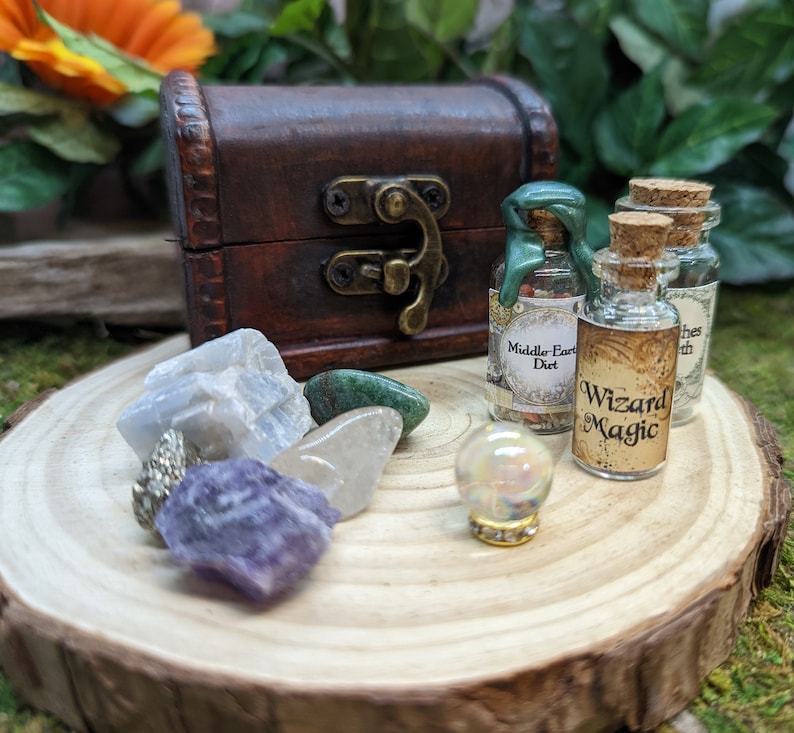 Fairy Treasure Box Kit Filled W/ Mini Fairy Garden Magic - Etsy