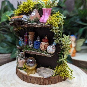 Fairy Bookshelf, Fairy Garden Accessories, Fairy Garden Book Shelf ...