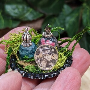 Miniature Potion Bottles Tray, Fairy Miniature Bottles, Fairy Potions ...