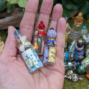 Mini Fairy Potion Bottles: Magic Kit, Authentic Fairy Dust (3 or 5) - Etsy
