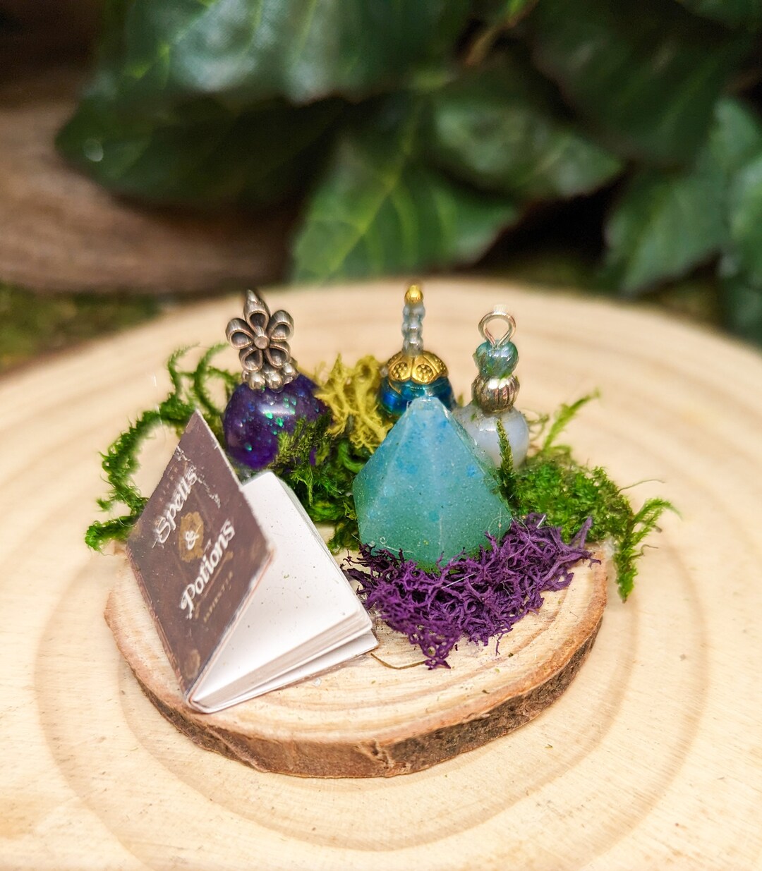 Miniature Potion Bottles Tray, Fairy Miniature Bottles, Fairy Potions ...
