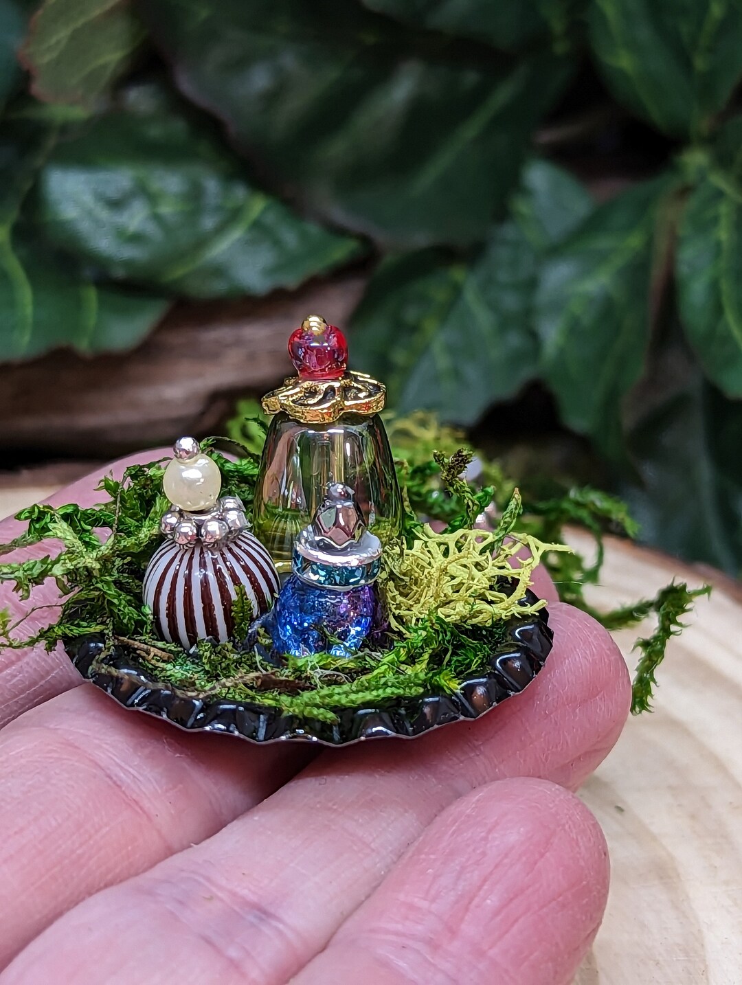 Miniature Potion Bottles Tray, Fairy Miniature Bottles, Fairy Potions ...