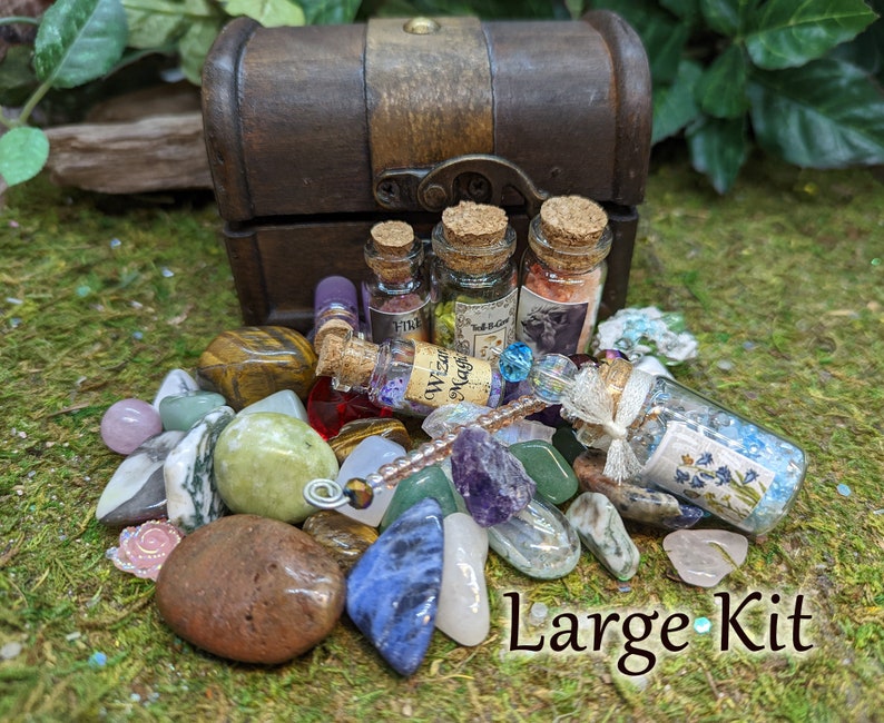 Fairy Treasure Box Kit Filled W/ Mini Fairy Garden Magic - Etsy