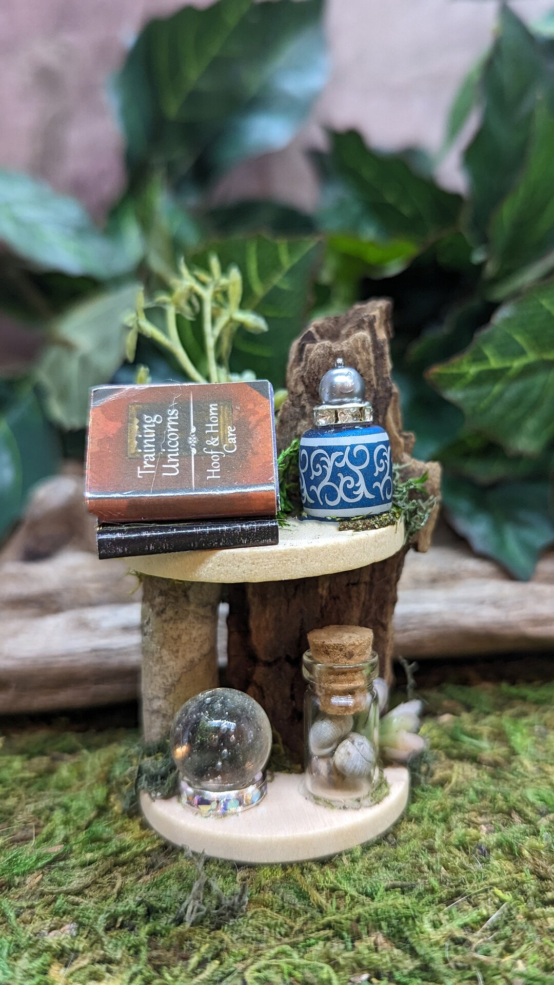 Mini Fairy Bookshelf, Fairy Garden Accessories, Fairy Garden Book Shelf ...