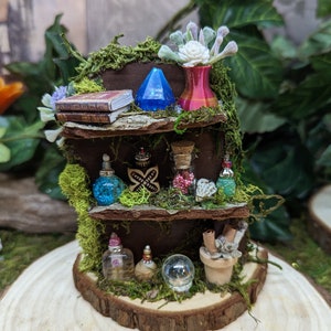 Fairy Bookshelf, Fairy Garden Accessories, Fairy Garden Book Shelf ...