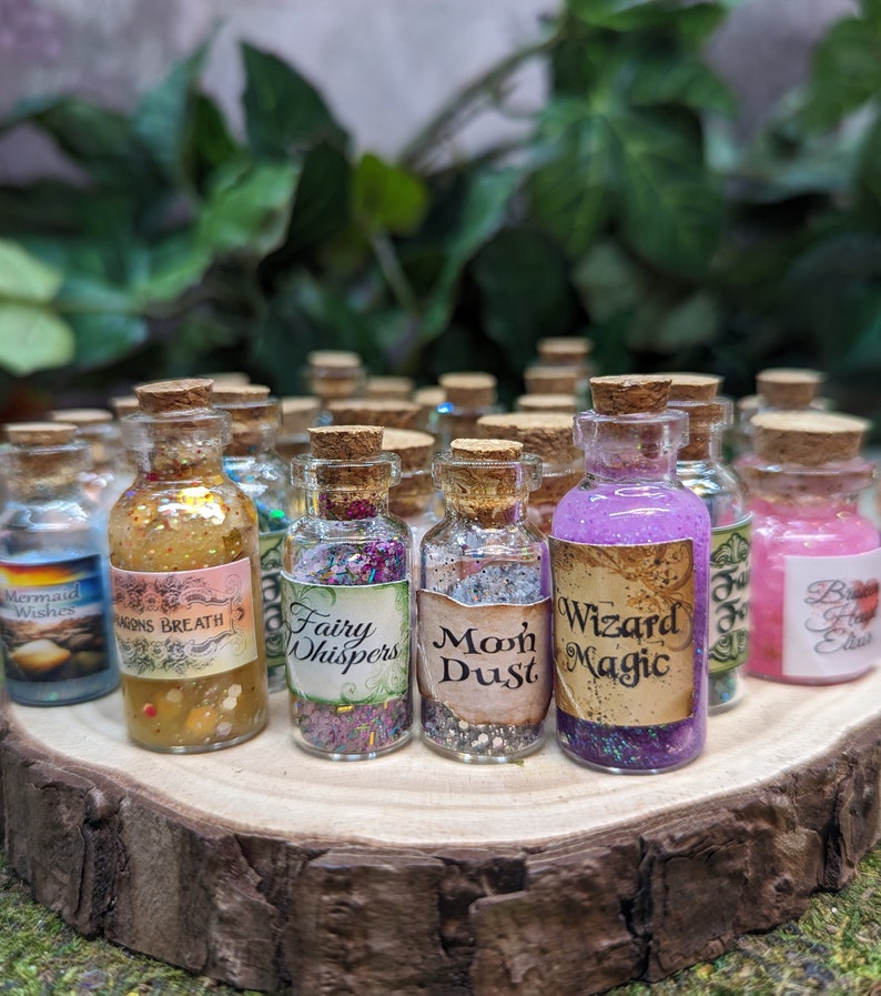 Miniature Fairy Potion Bottles: Magic Kit (3 or 5) - Etsy