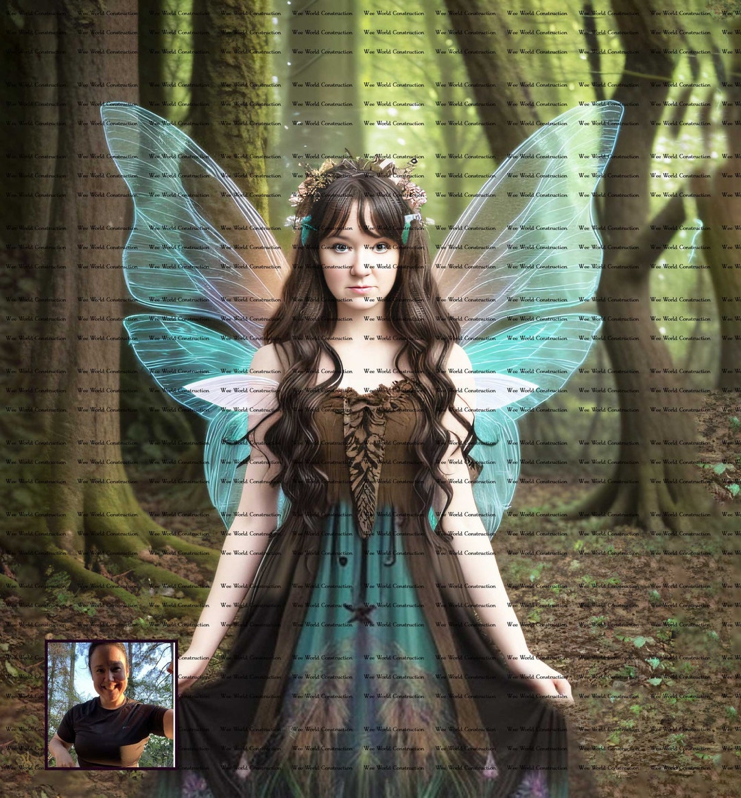 Custom Fairy Portrait Using Your Own Photo, Magical Fantasy Portrait ...