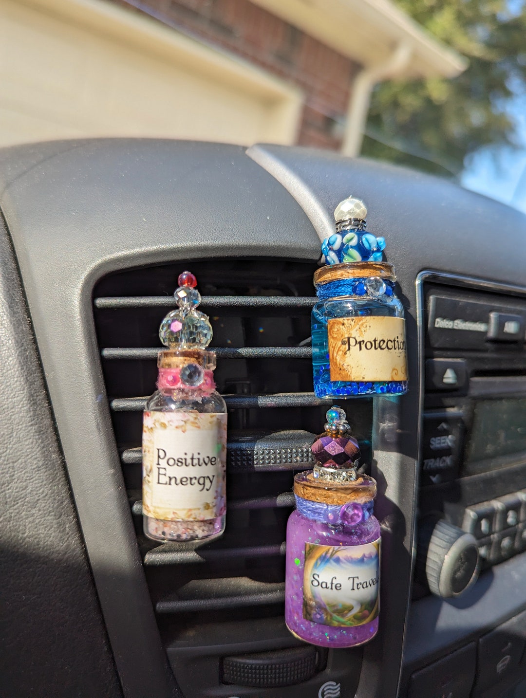 Fairy Potion Car Vent Clip Charm – Miniature Bottle Car Decor – Cute ...