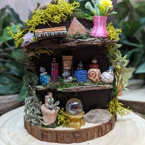 Fairy Bookshelf, Fairy Garden Accessories, Fairy Garden Book Shelf ...