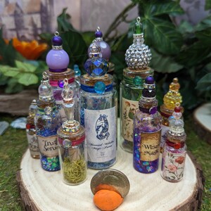 Miniature Fairy Potion Bottles: Magic Kit, Whimsical Decor - Etsy