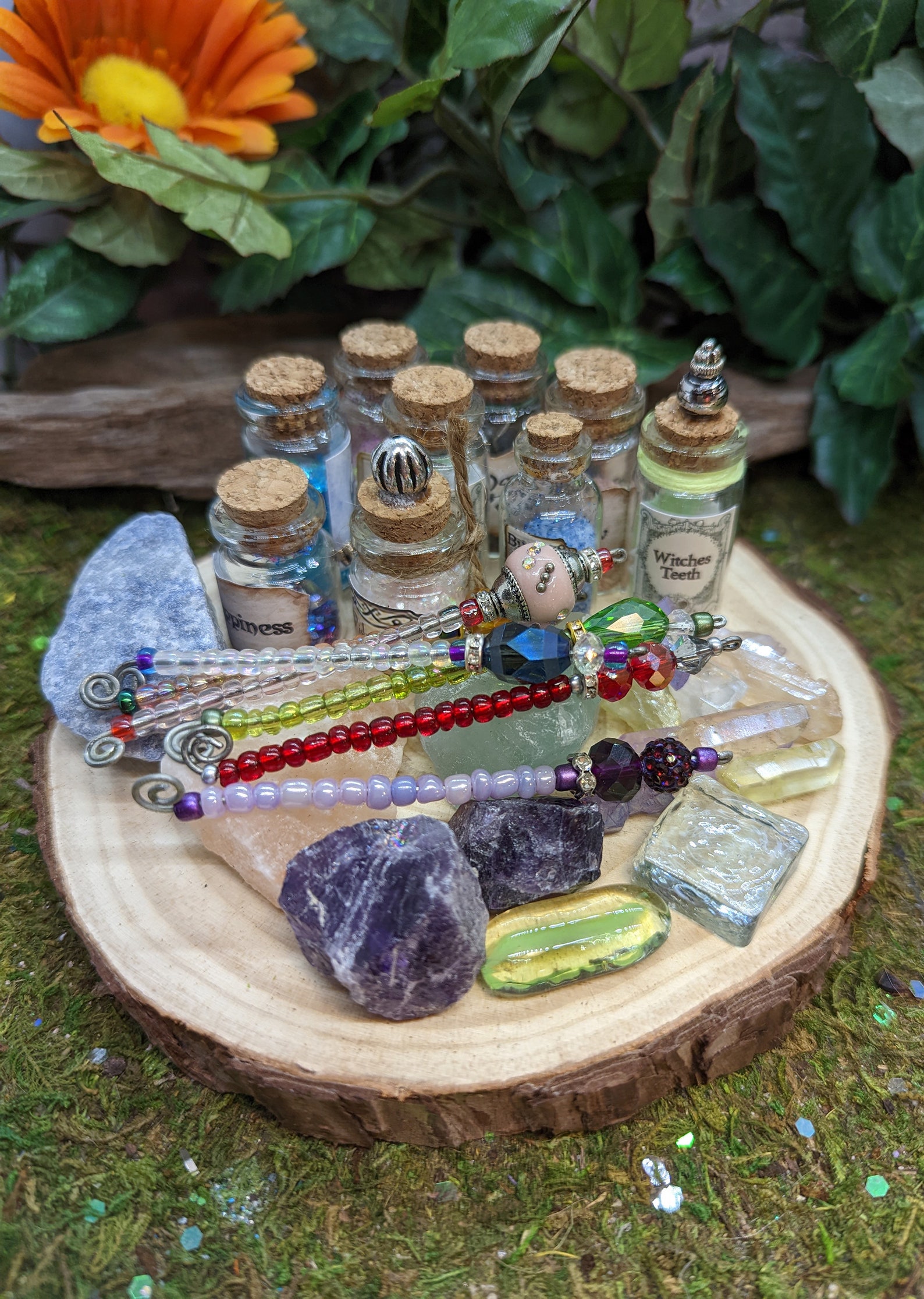 Fairy Wand and Magic Potions Kit Fairy Garden Accessories - Etsy
