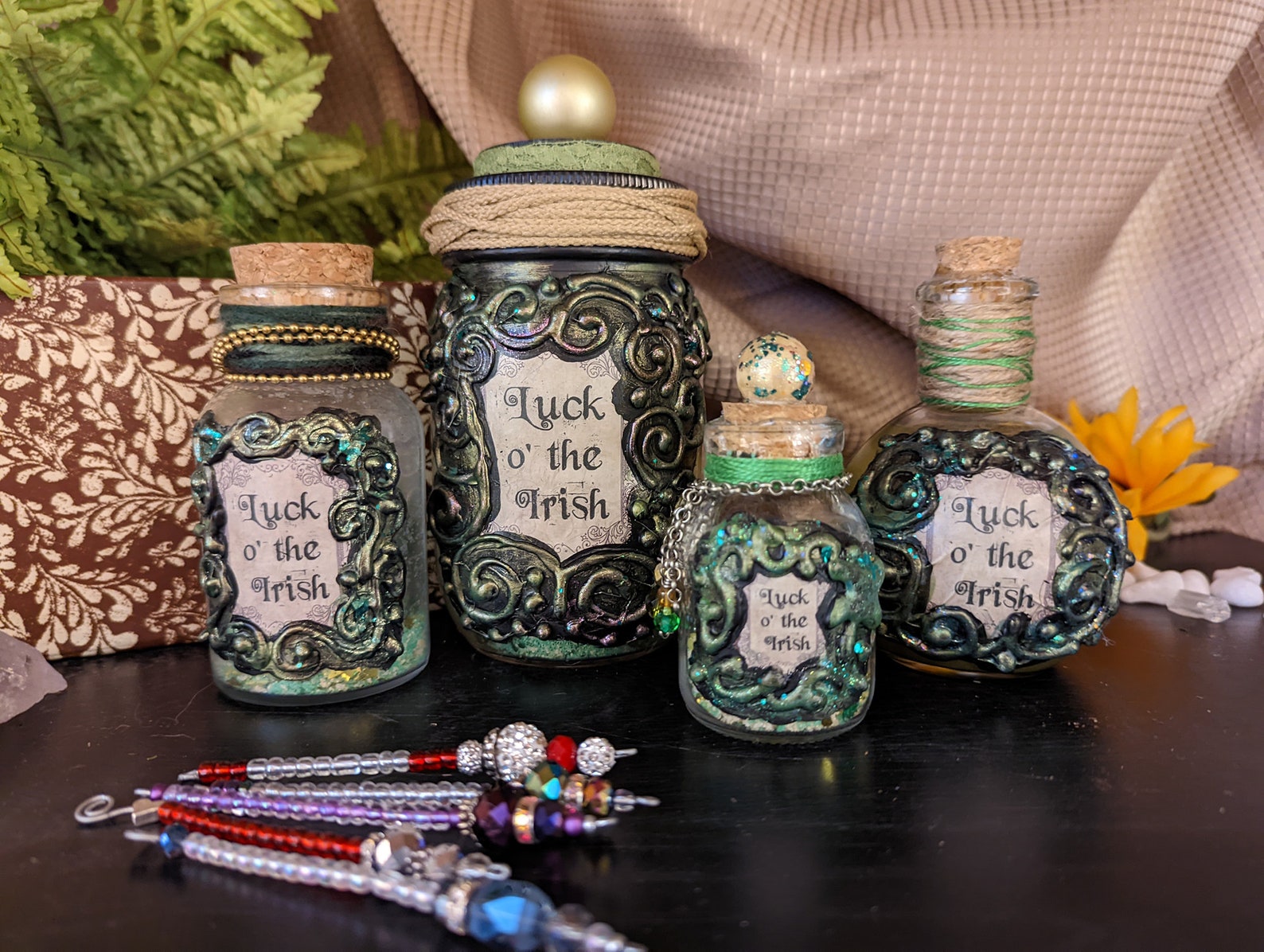 Magic Luck Potion Bottle and Herbal Blends Fairy Garden Magic - Etsy