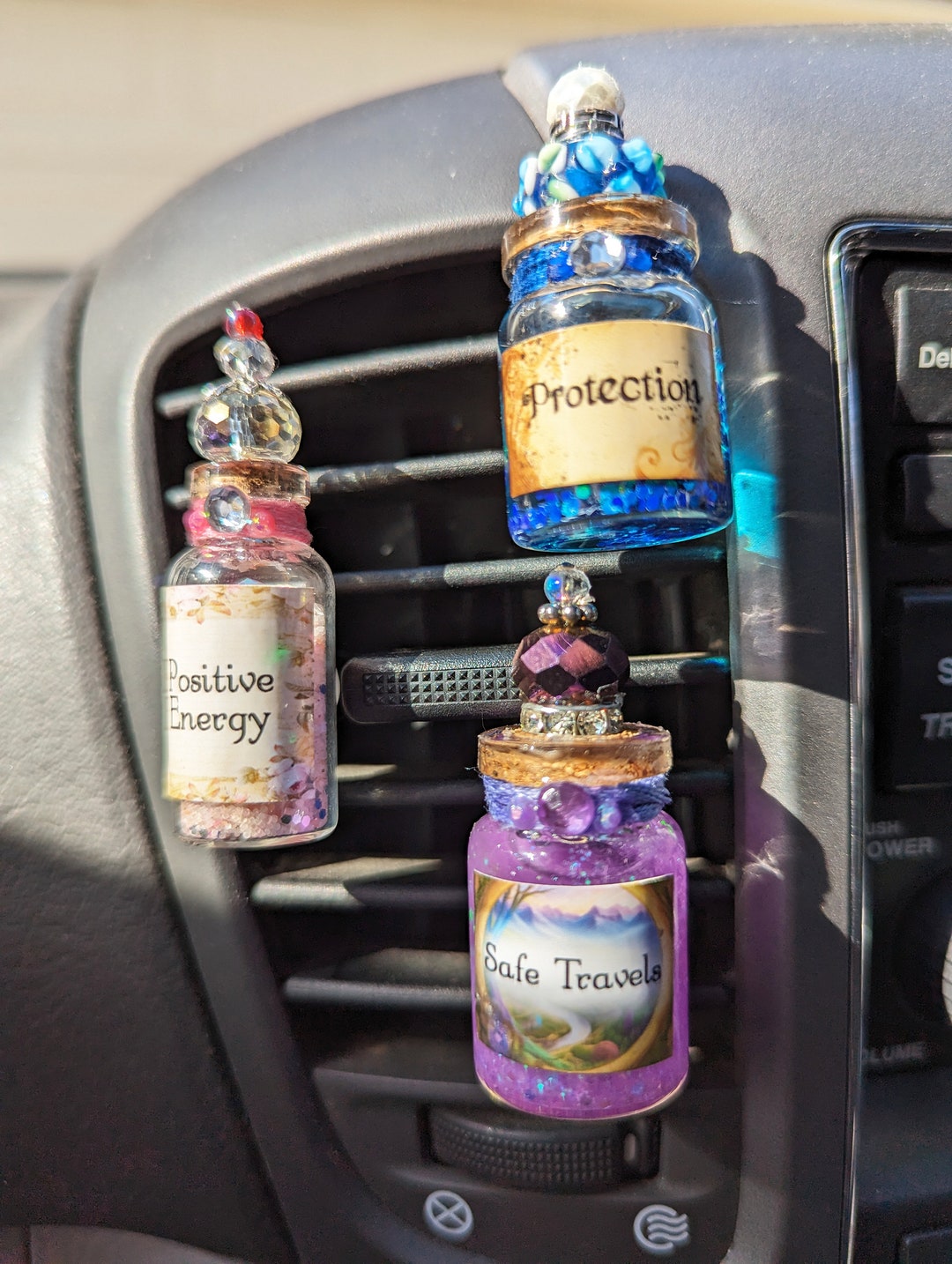 Fairy Potion Car Charm, Car Vent Clip, Fairy Car Decoration, Car Charm ...