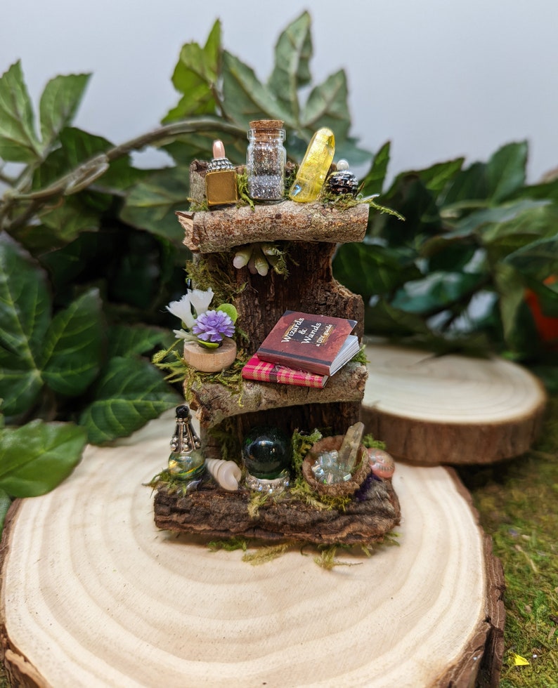 Fairy Bookshelf Fairy Garden Accessories Fairy Garden Book | Etsy